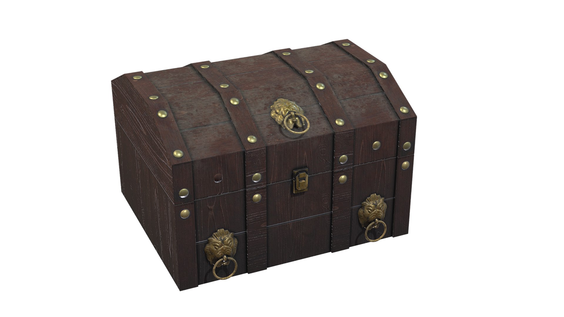 3D Treasure Chest Box 03 Low Poly PBR Realistic - TurboSquid 1936275
