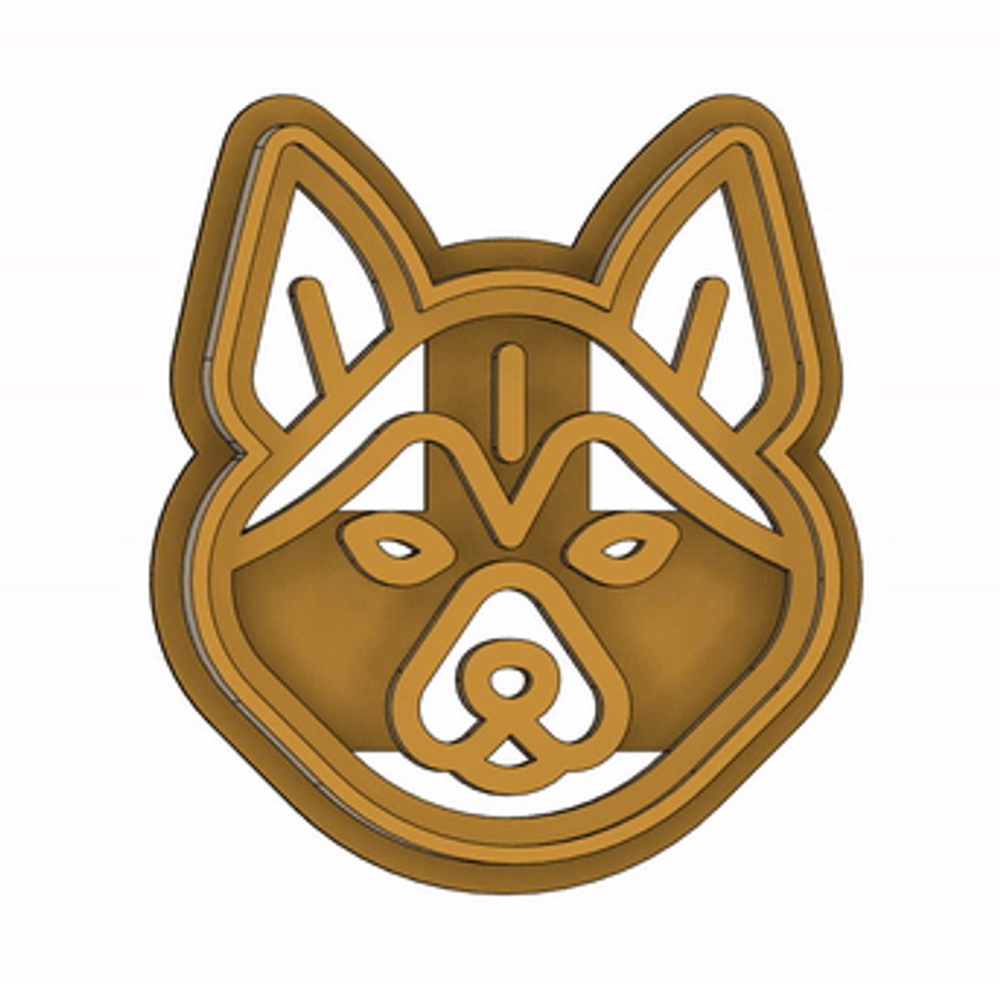 SIBERIAN HUSKY COOKIE CUTTER 3D Model - TurboSquid 2224298