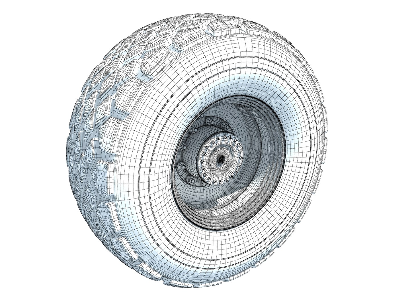 Road wheel 3D - TurboSquid 1391076