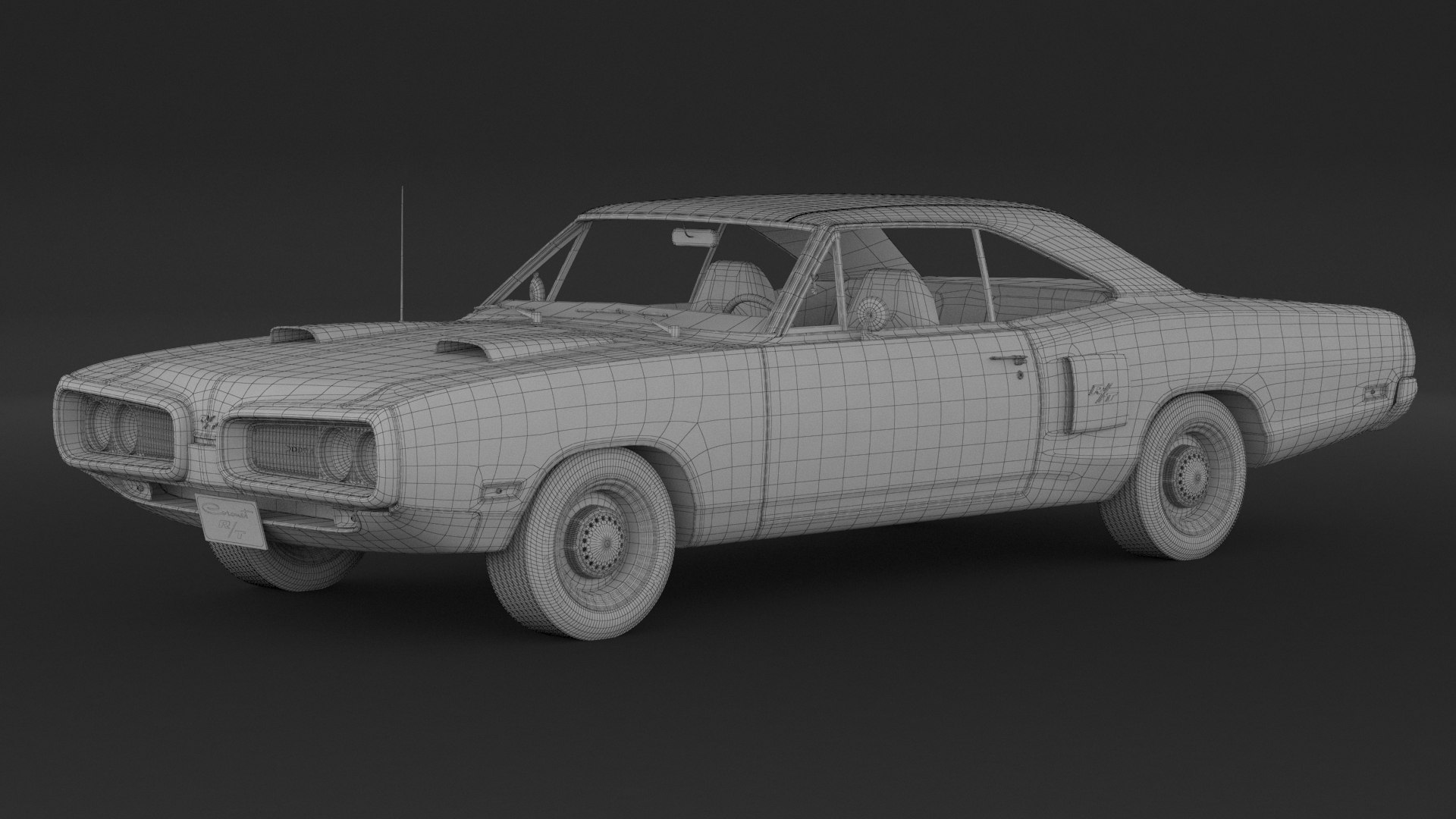 3D 70 Coronet Rt Max Model - TurboSquid 1918755