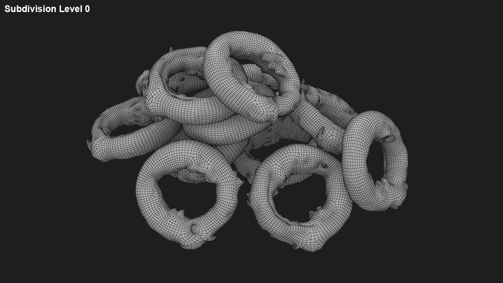 3D Onion Ring Pile - TurboSquid 2161291