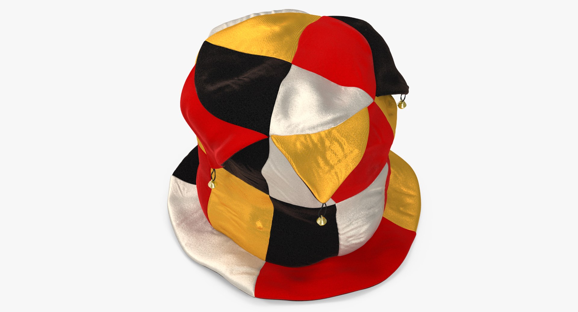 Clown Hat Bells 3D Model - TurboSquid 1356357