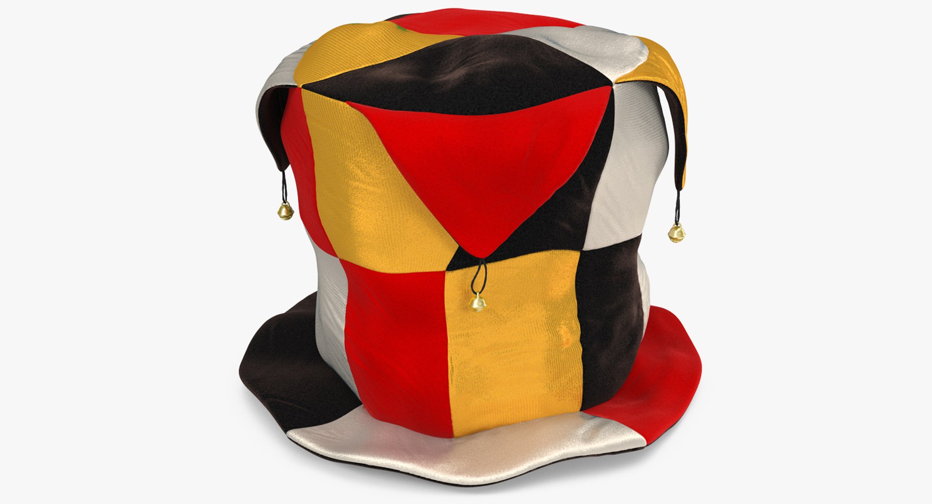 Clown Hat Bells 3D Model - TurboSquid 1356357