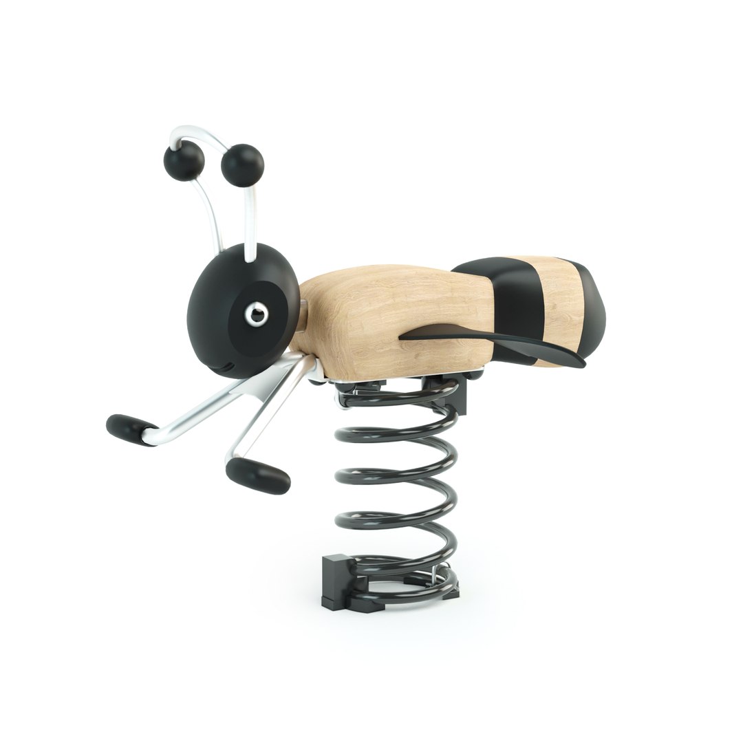 3D Bee Spring Rocker Model - TurboSquid 1532806