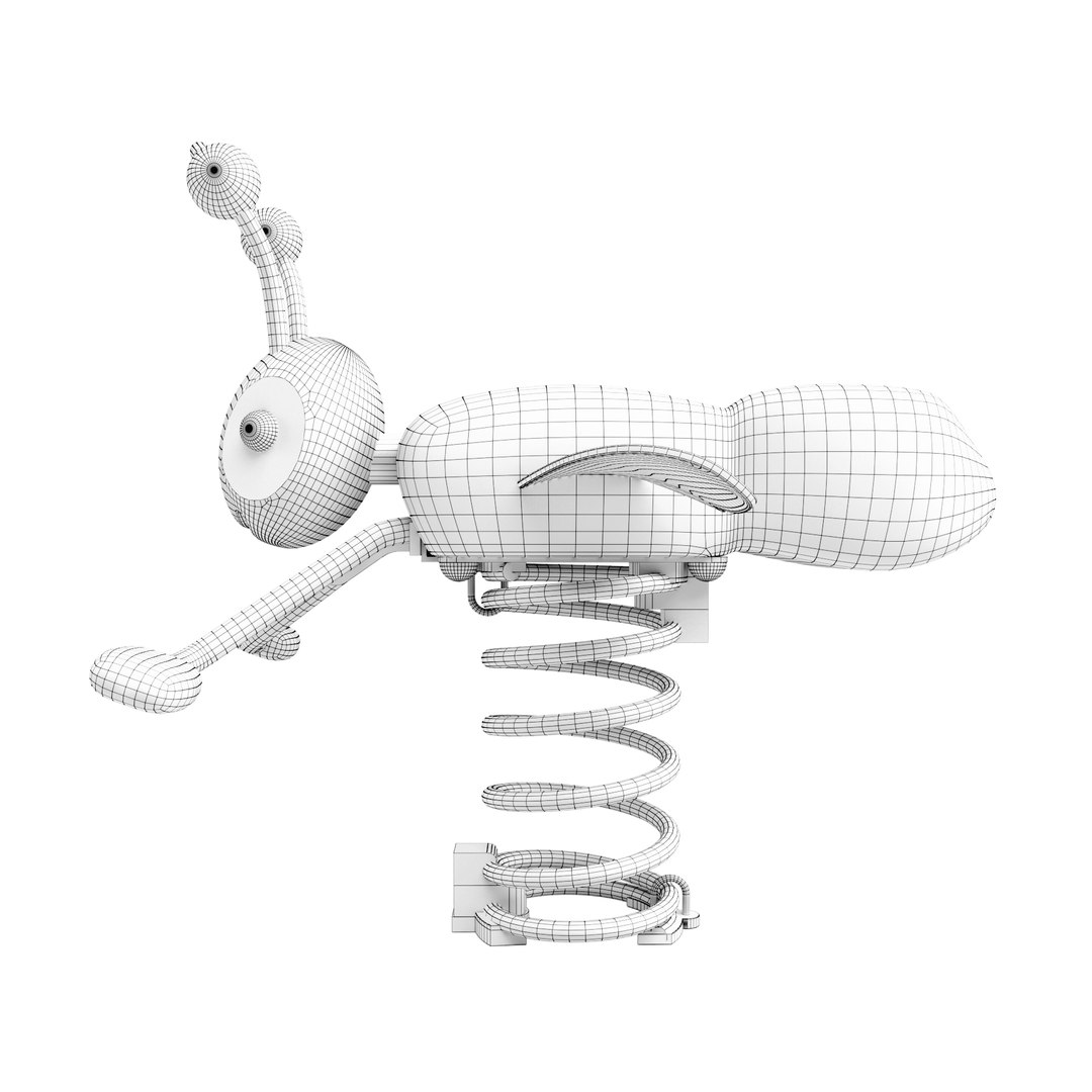 3D Bee Spring Rocker Model - TurboSquid 1532806