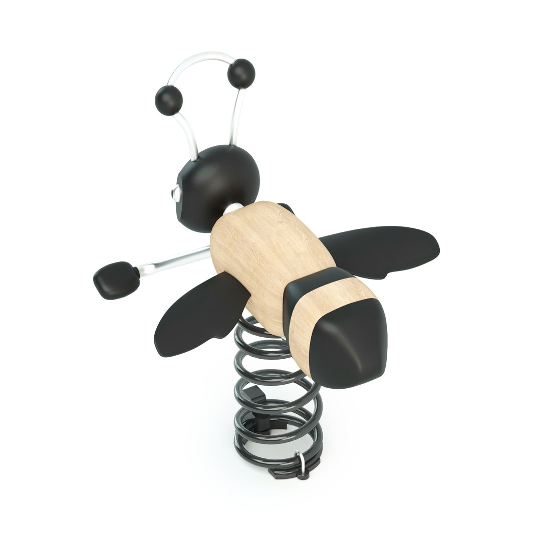 3D Bee Spring Rocker Model - TurboSquid 1532806