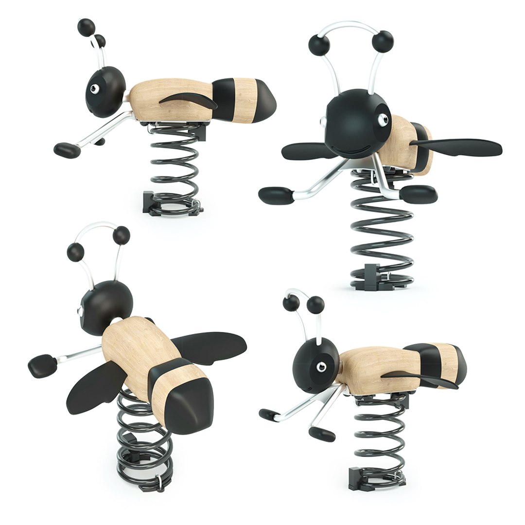 3D Bee Spring Rocker Model - TurboSquid 1532806