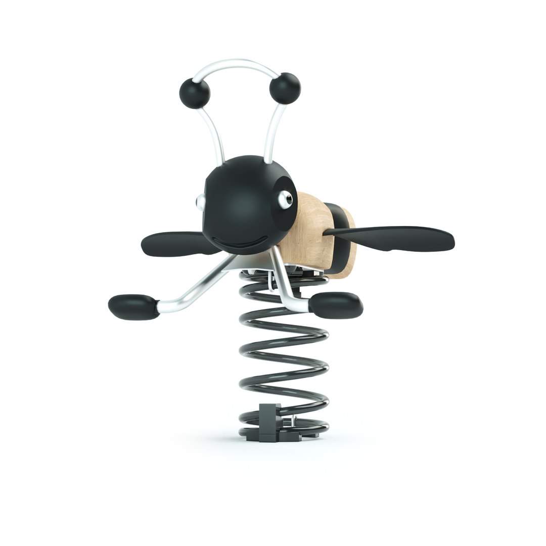 3D Bee Spring Rocker Model - TurboSquid 1532806