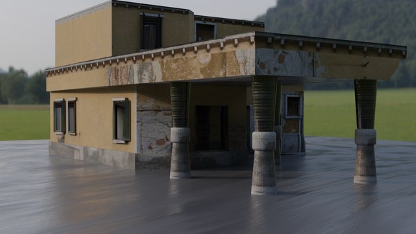 Free 3D old house model - TurboSquid 1702180