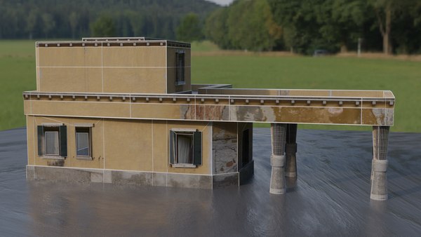 Free 3D old house model - TurboSquid 1702180