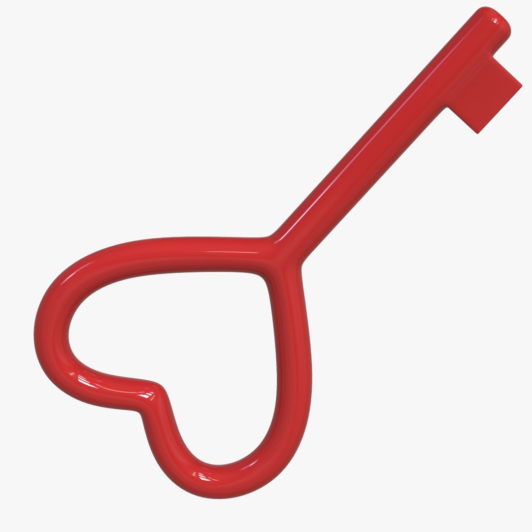 3D Model Heart Key - TurboSquid 1209200