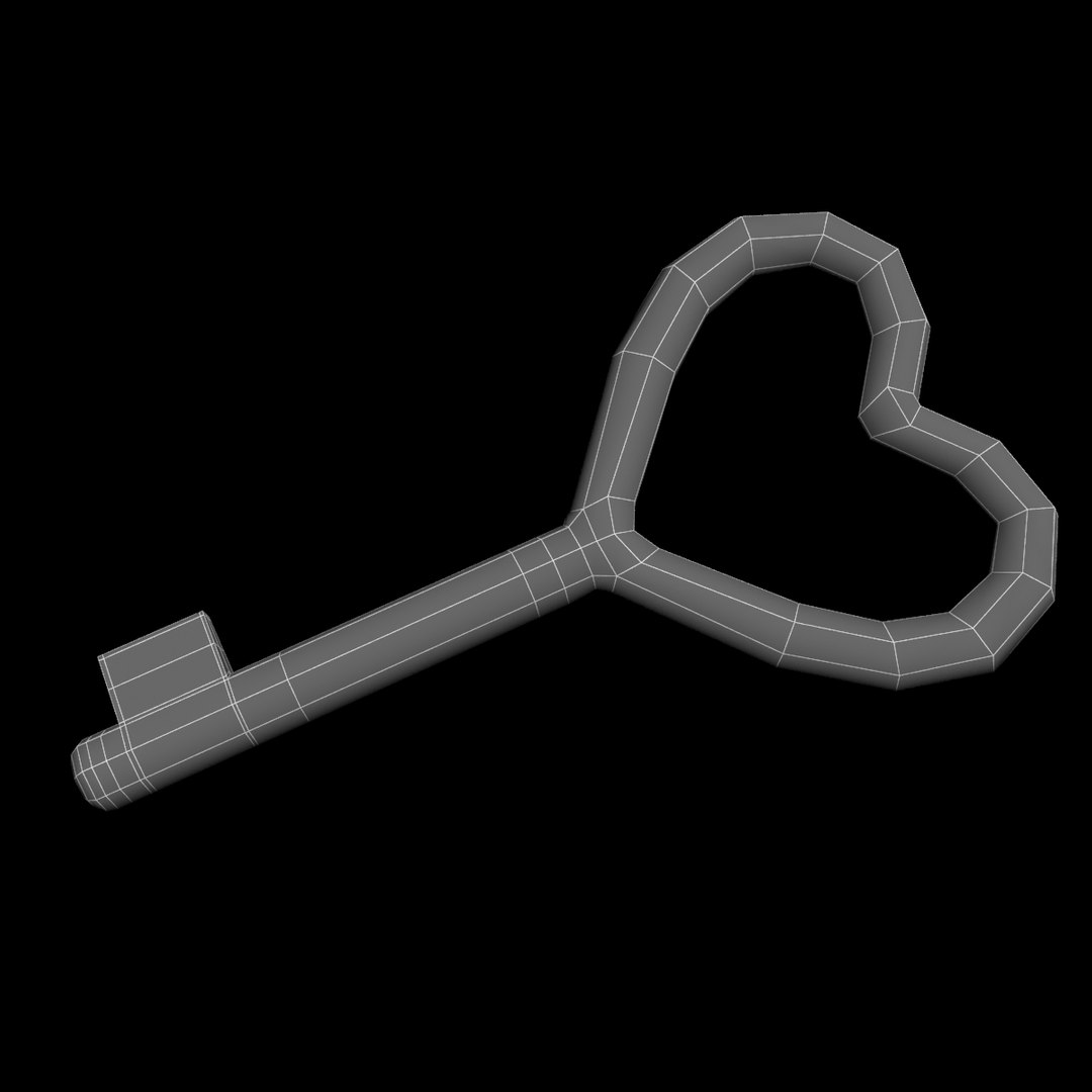 3D Model Heart Key - TurboSquid 1209200