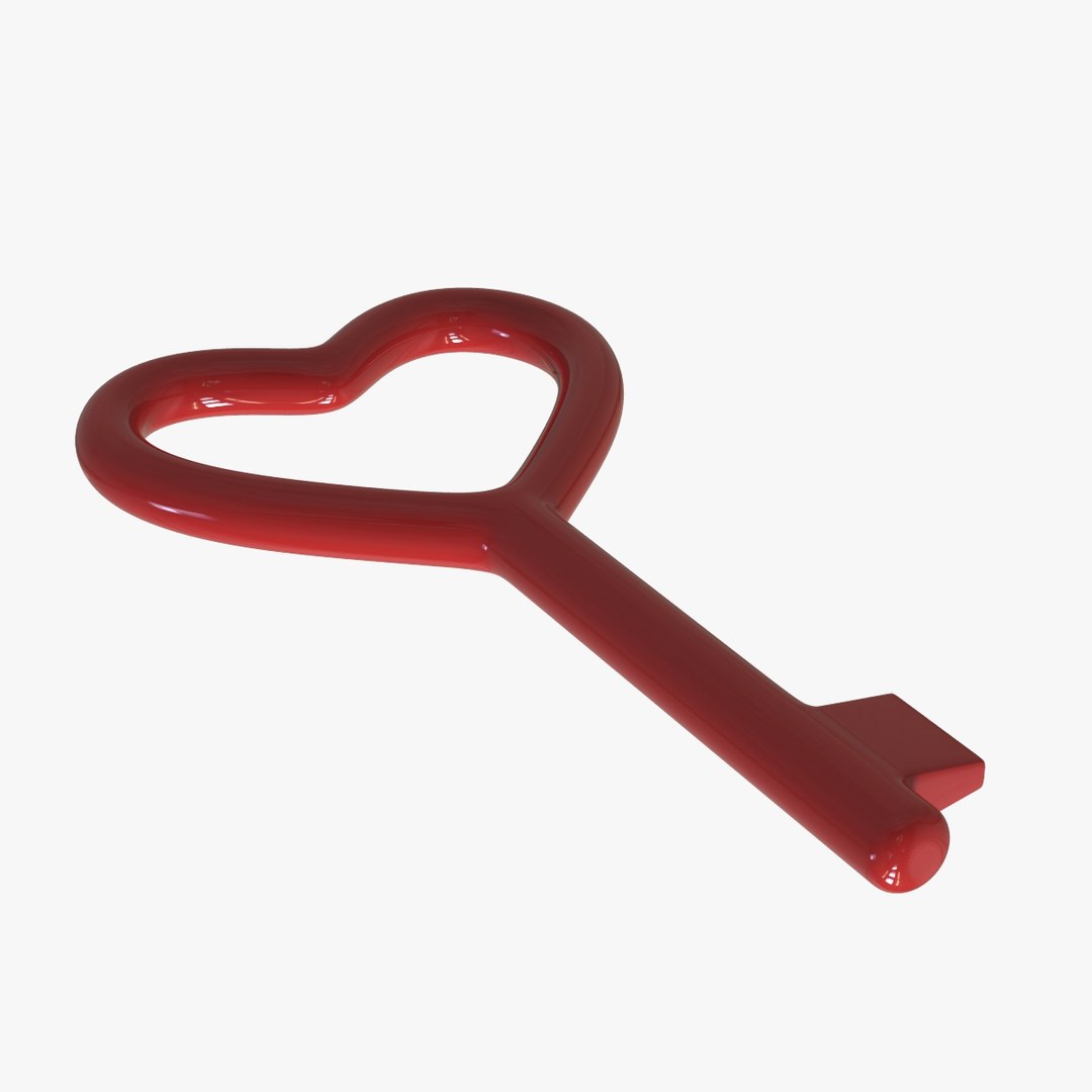 3D Model Heart Key - TurboSquid 1209200