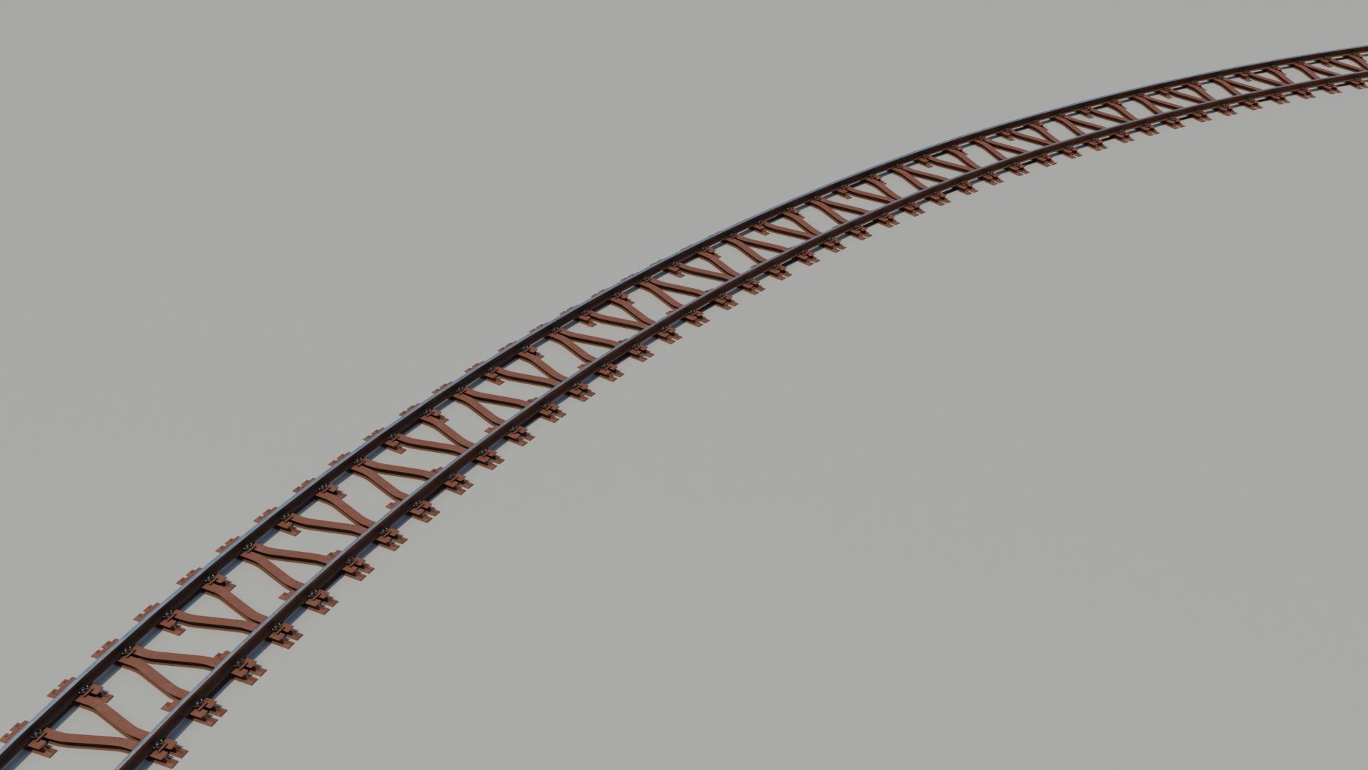 3D Railway Track - TurboSquid 2162380