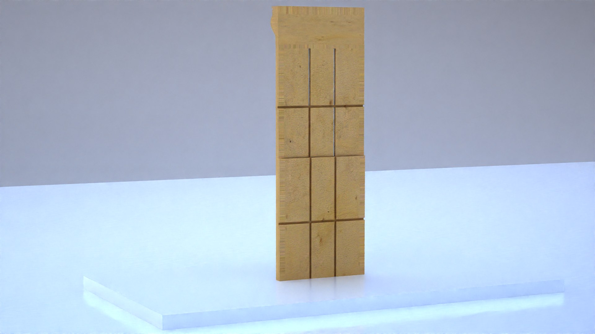 3D Wooden Window Frame Classic Interior Architecture Game Ready ...