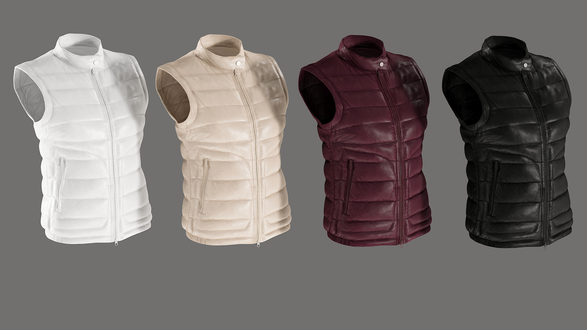 Realistic vests 2 collections 3D model - TurboSquid 1707072