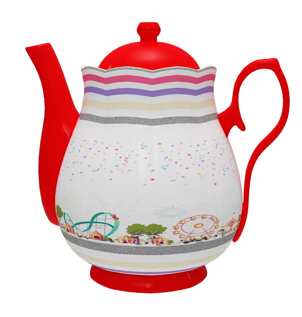 Tea Cup Ride 3D Model - TurboSquid 1610855