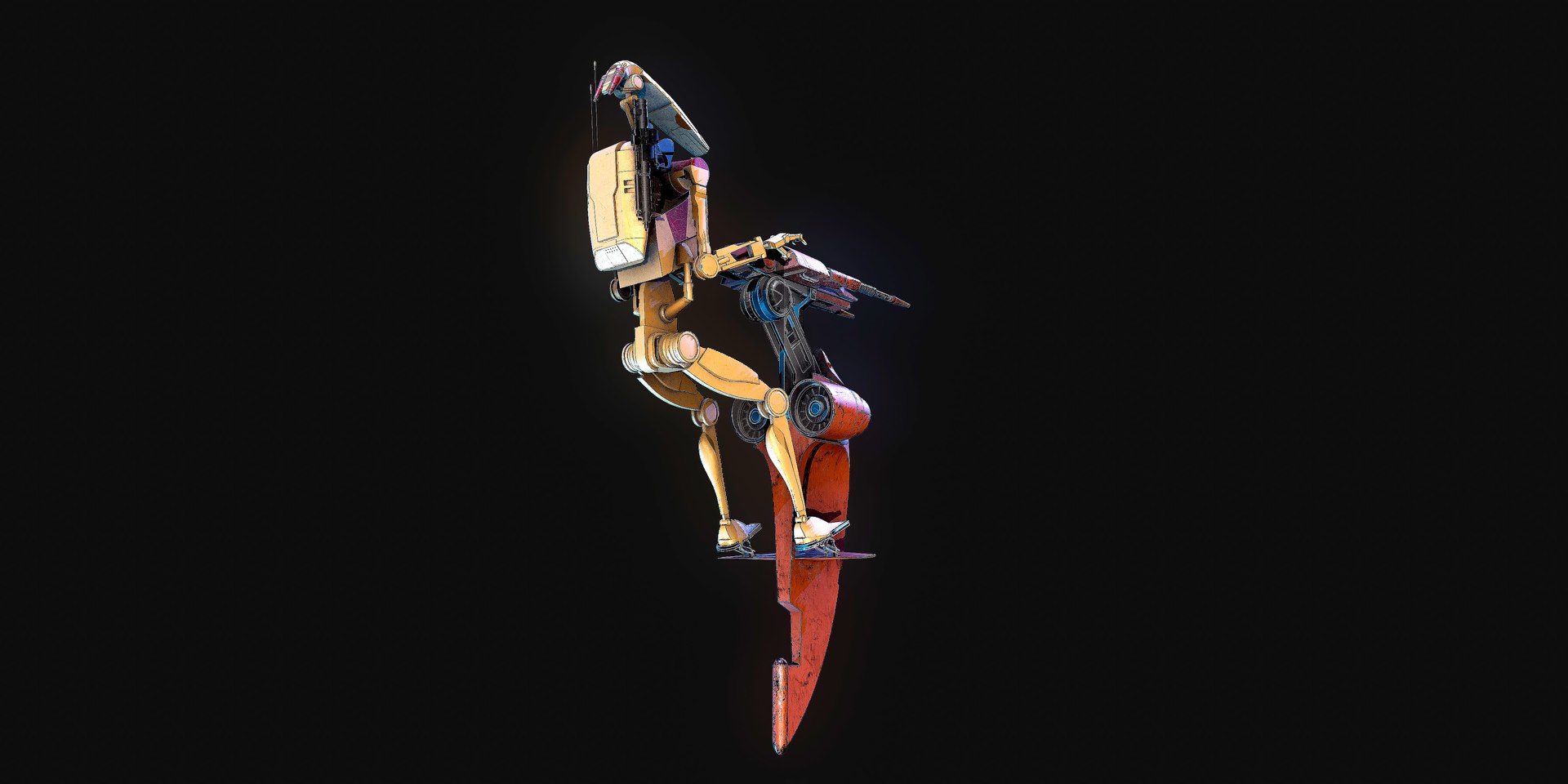 Stap Custom Build Star Wars 3D Model - TurboSquid 2090880