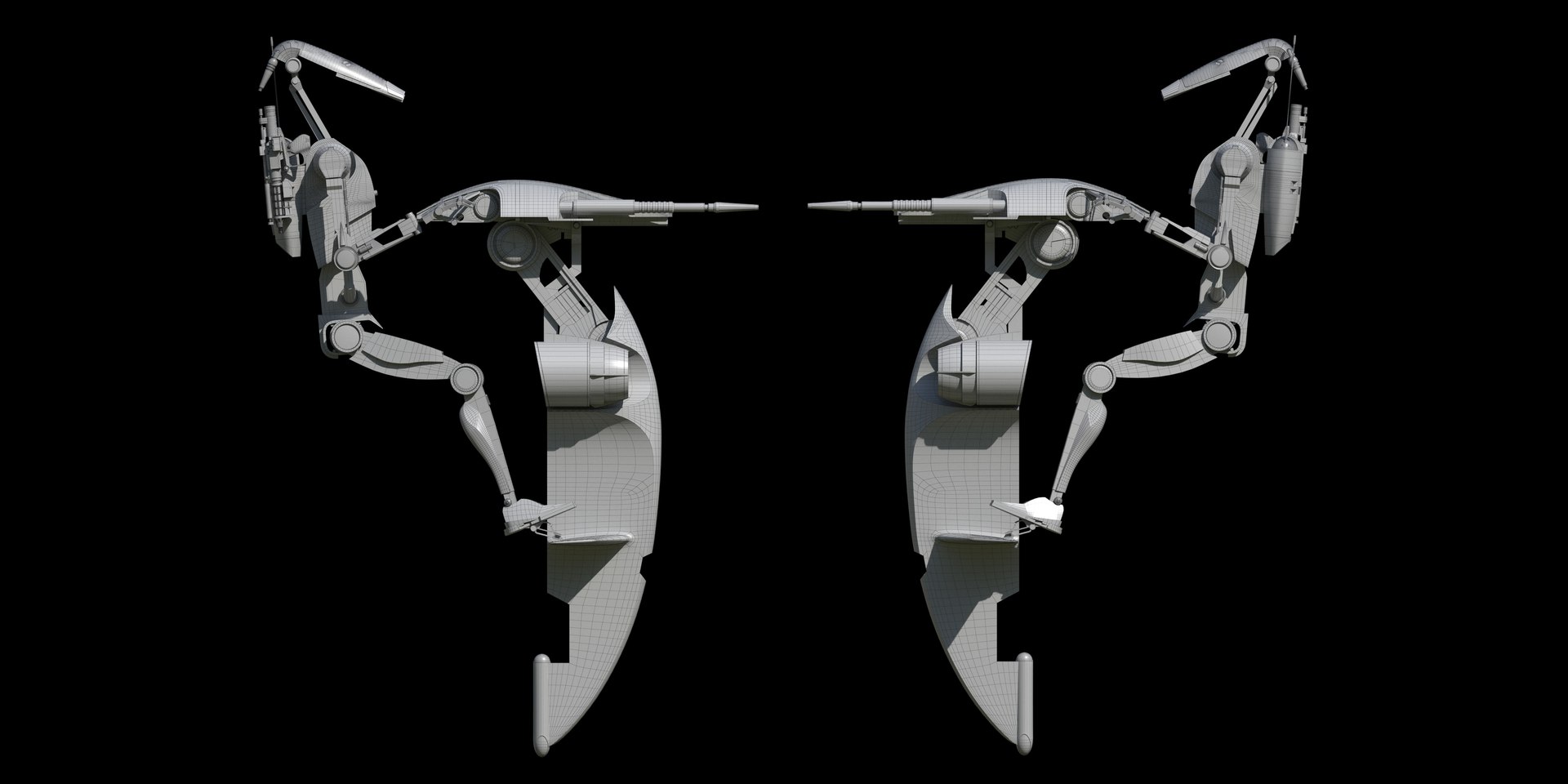 Stap Custom Build Star Wars 3D Model - TurboSquid 2090880