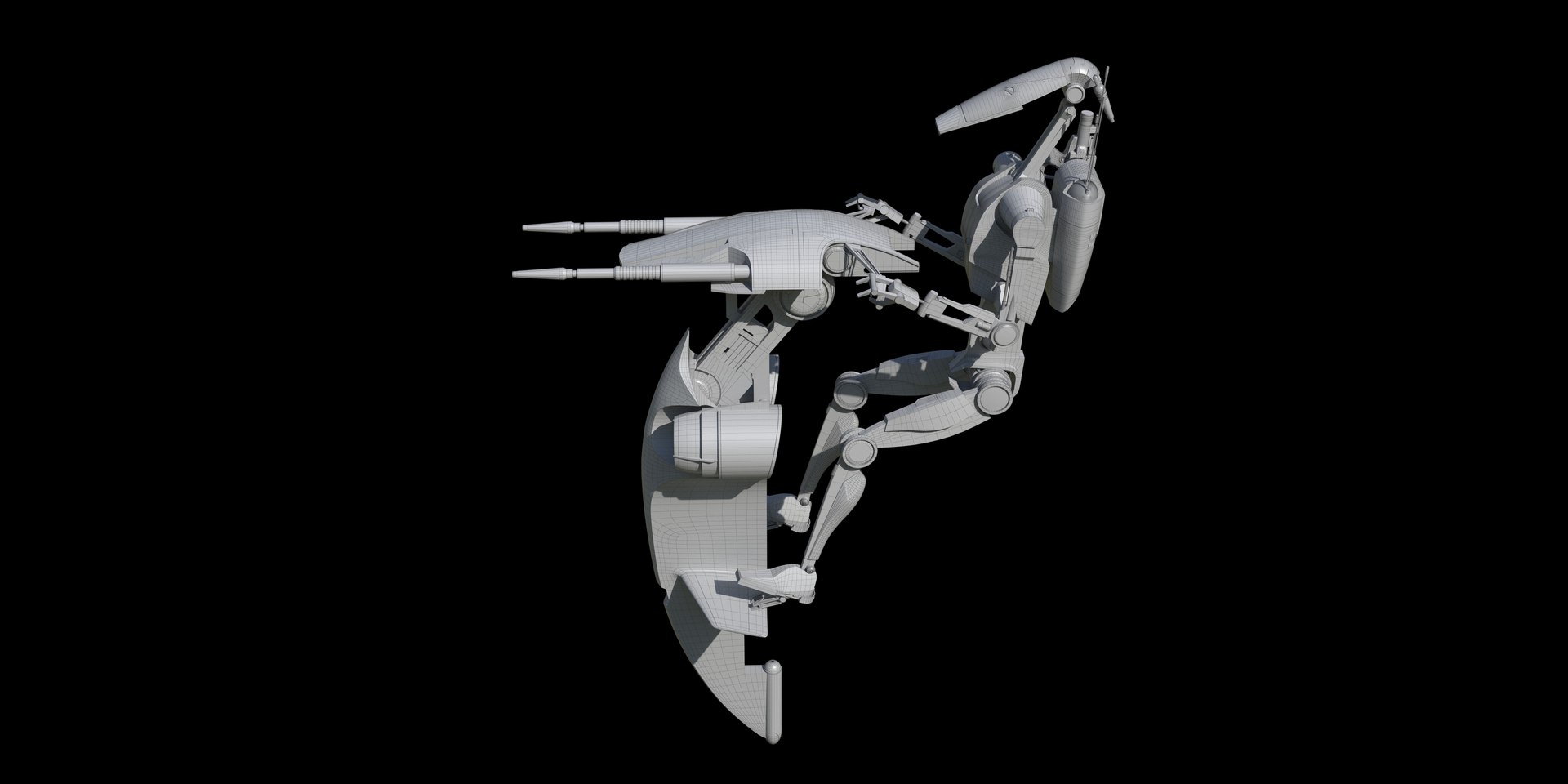 Stap Custom Build Star Wars 3D Model - TurboSquid 2090880