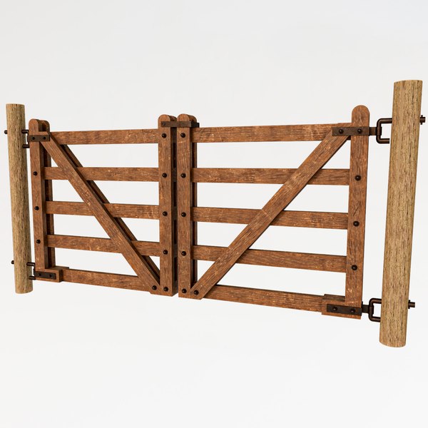 modelo 3d puerta de la granja - TurboSquid 2141345