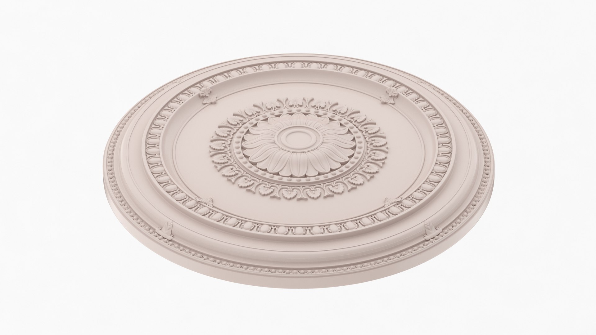 Classic Celling Medallion 30 3D model - TurboSquid 1760489