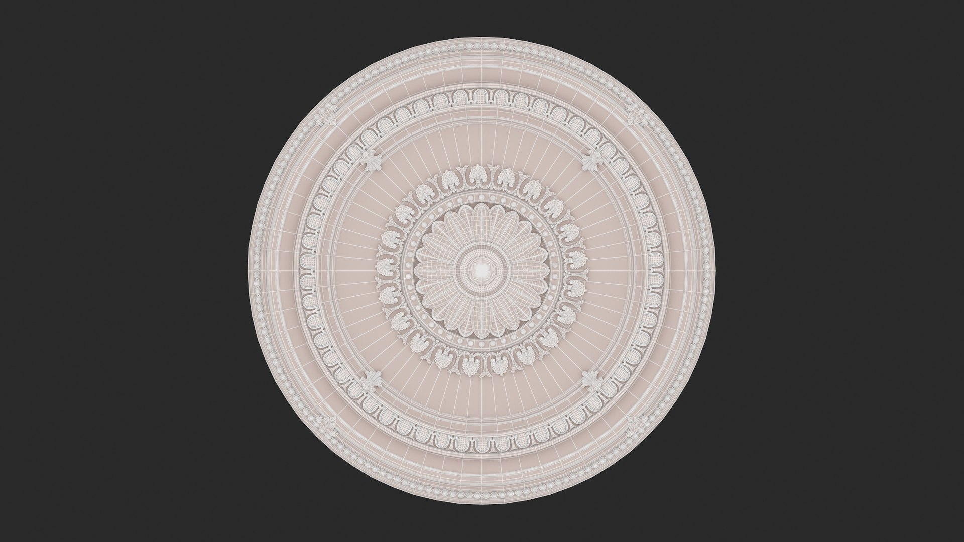 Classic Celling Medallion 30 3D model - TurboSquid 1760489
