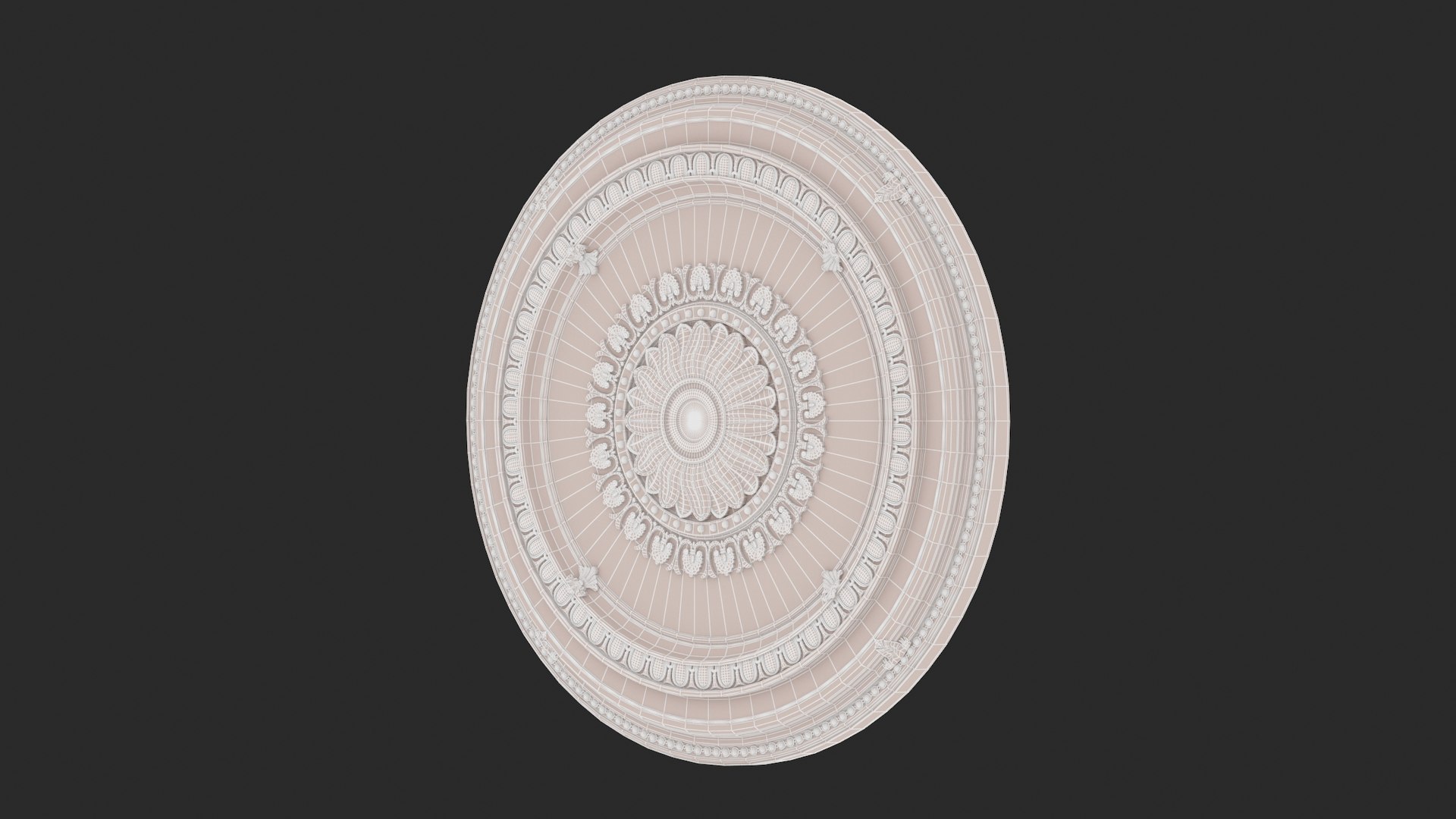 Classic Celling Medallion 30 3D model - TurboSquid 1760489