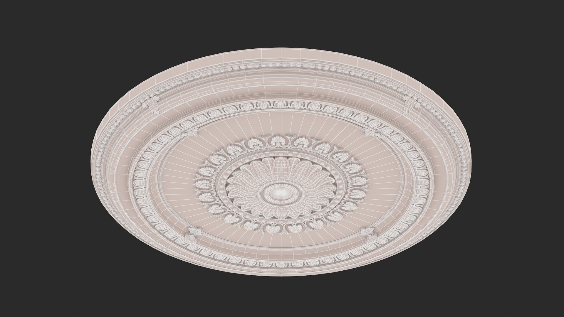 Classic Celling Medallion 30 3D model - TurboSquid 1760489