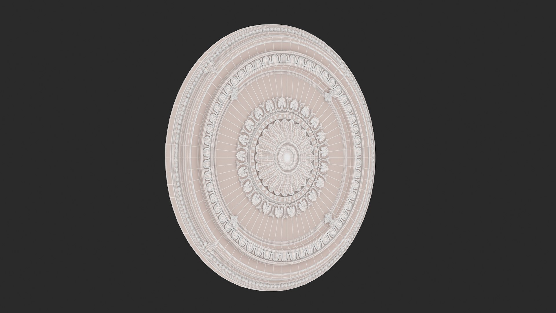 Classic Celling Medallion 30 3D model - TurboSquid 1760489