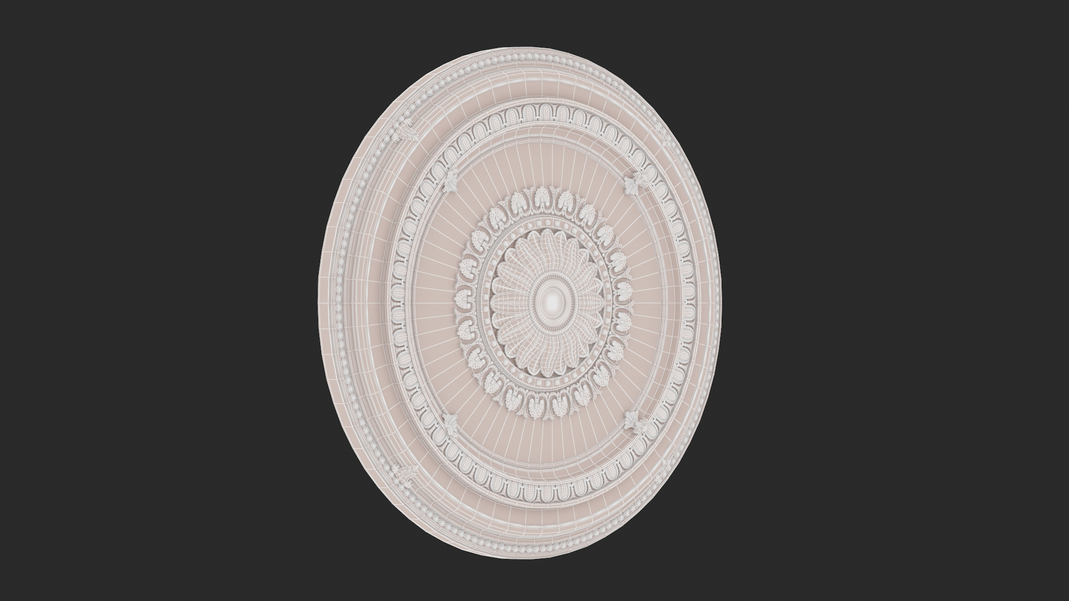 Classic Celling Medallion 30 3D model - TurboSquid 1760489