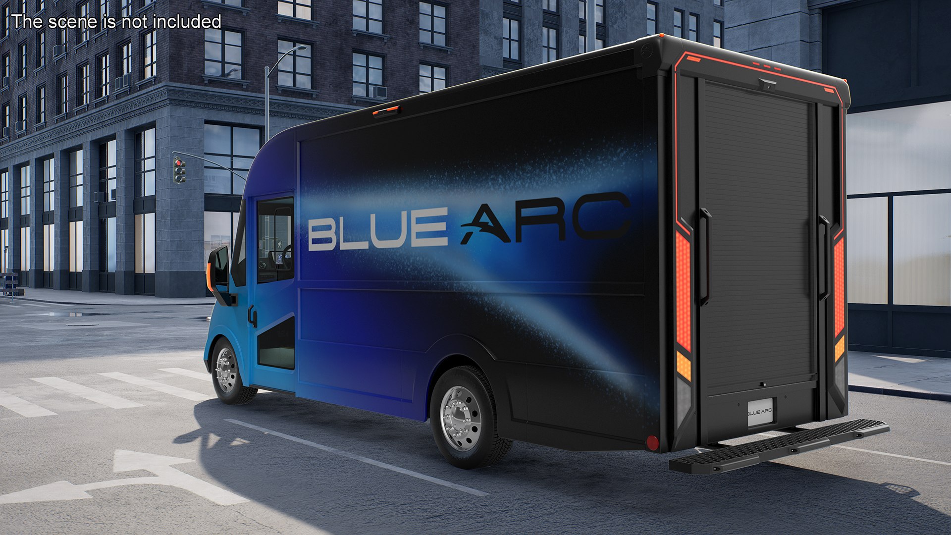 Blue Arc Electric Delivery Van Rigged for Maya 3D model - TurboSquid ...