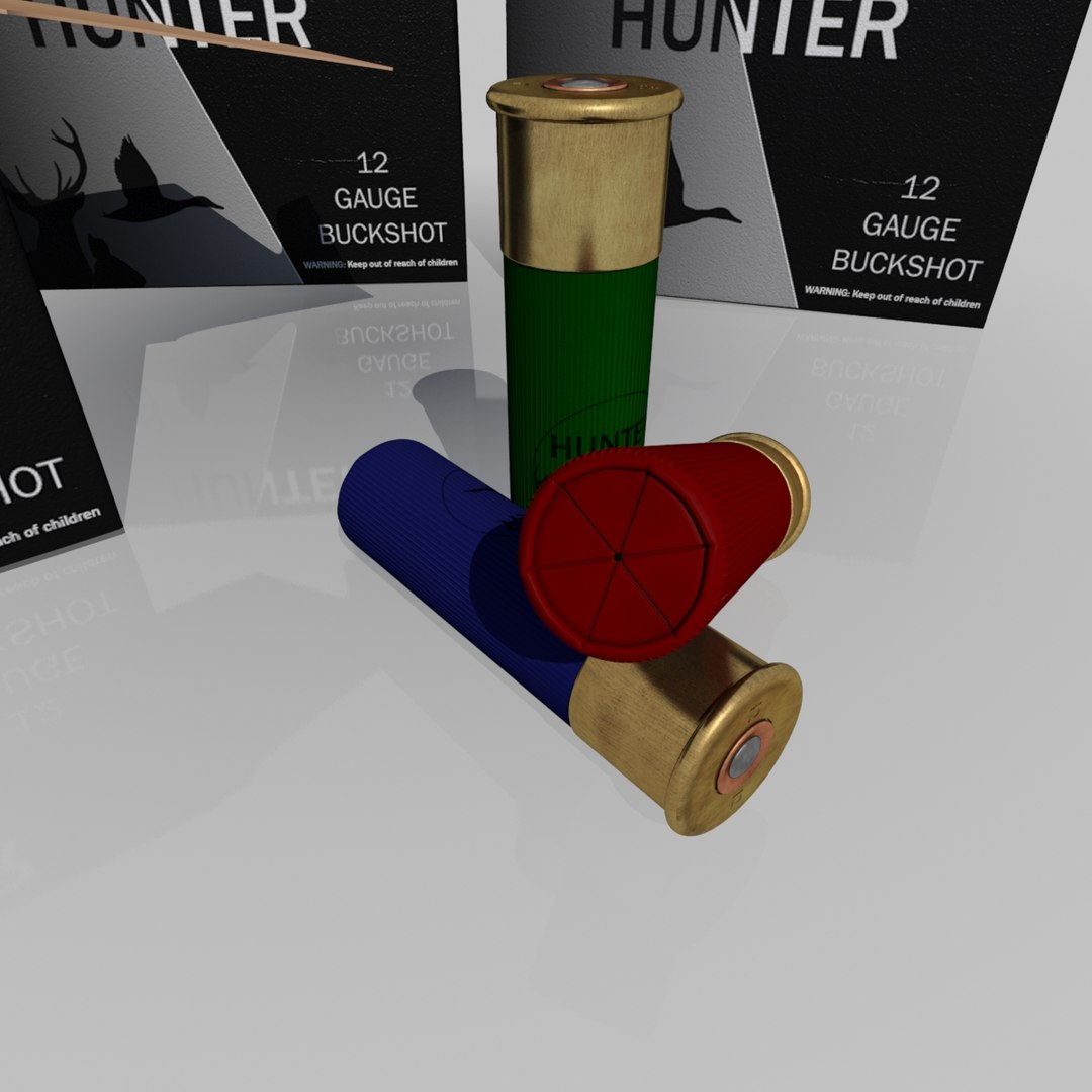 Shotgun Shells 3d Model