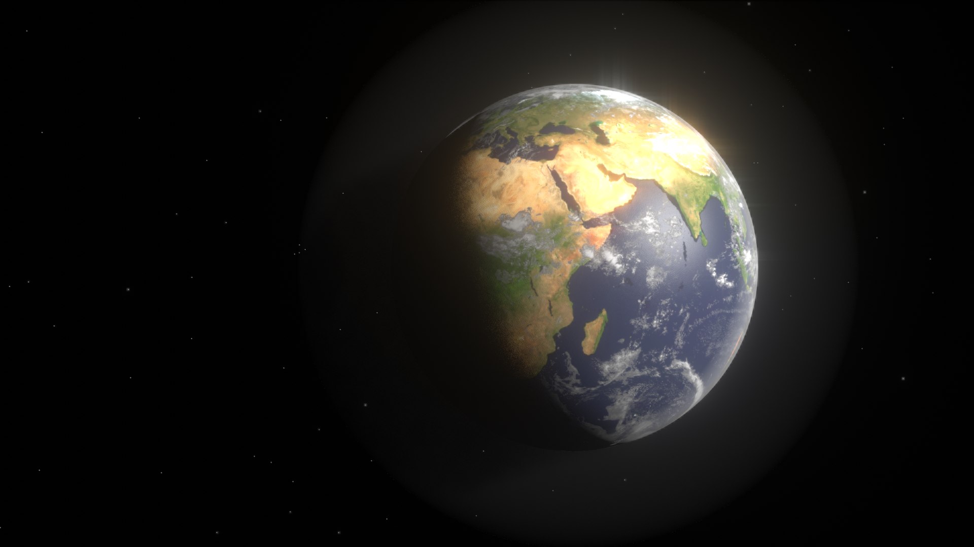 3D Earth Stars Model - TurboSquid 1250605