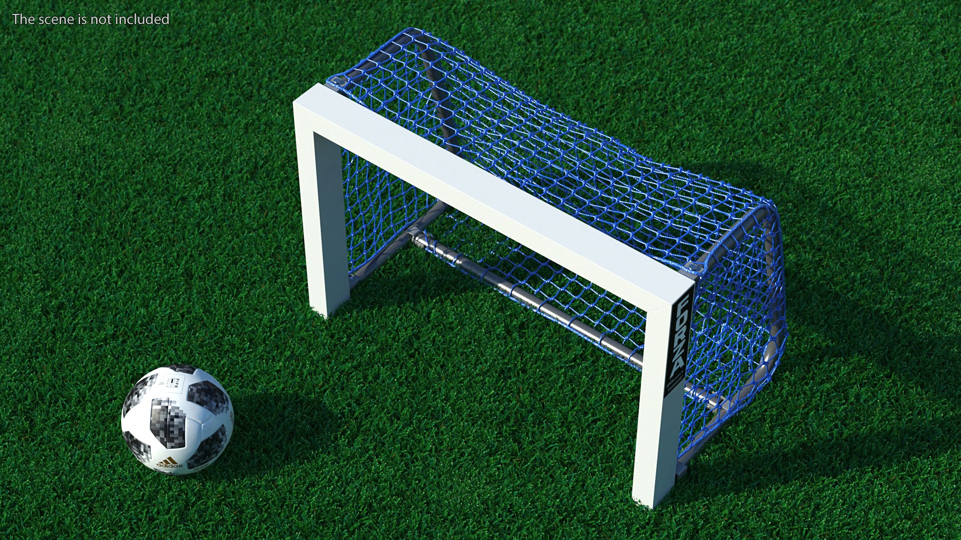 FORZA Mini Target Soccer Goal Blue Model - TurboSquid 2003113
