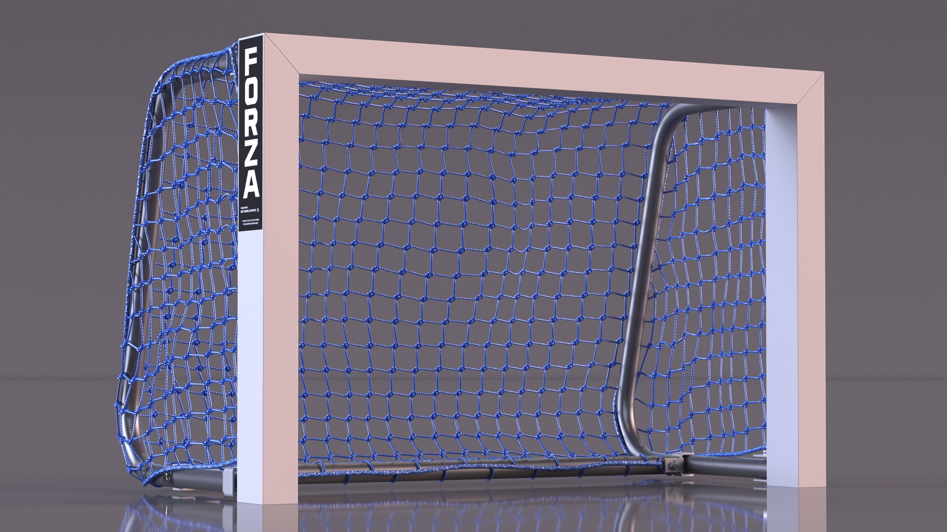 FORZA Mini Target Soccer Goal Blue Model - TurboSquid 2003113