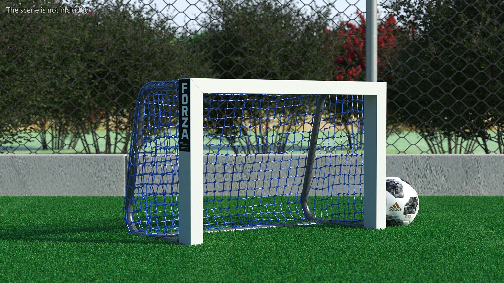 FORZA Mini Target Soccer Goal Blue Model - TurboSquid 2003113