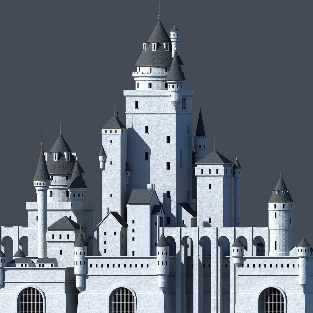 Fantasy Castle Model - TurboSquid 1429887