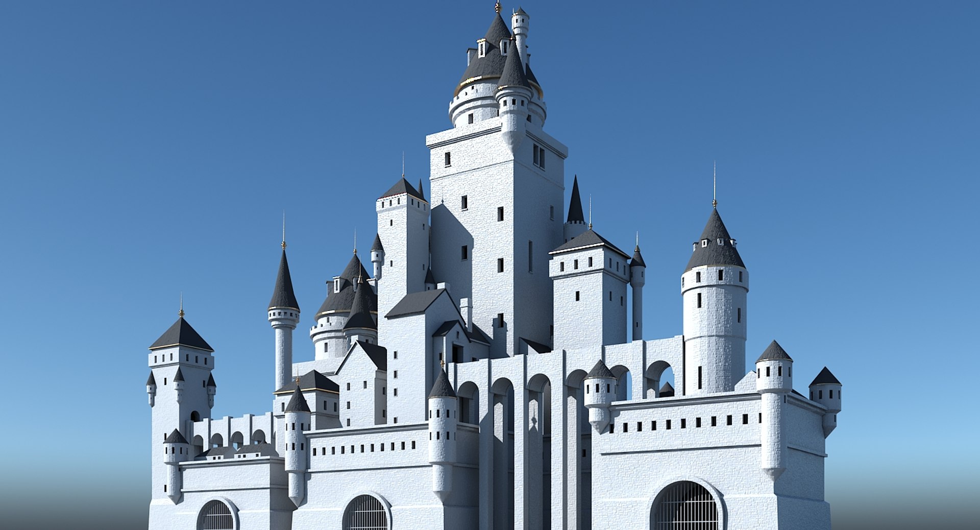 Fantasy Castle Model - TurboSquid 1429887