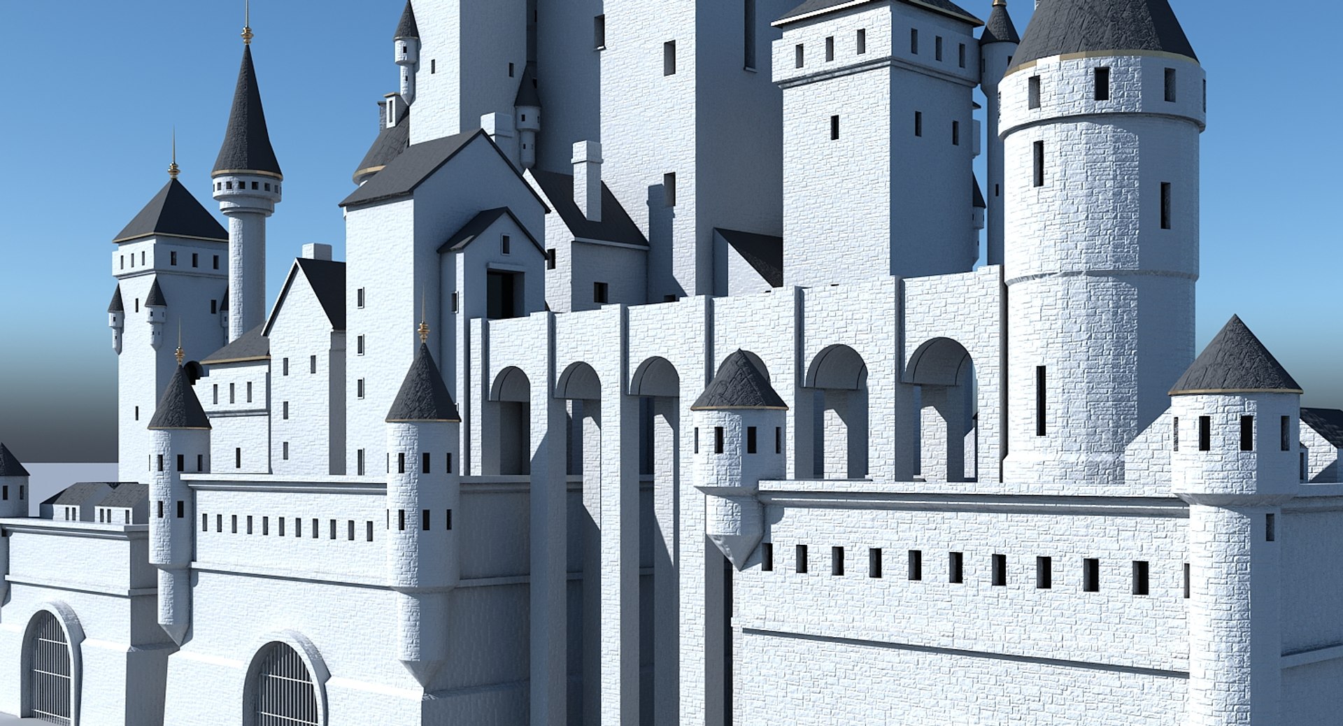 Fantasy Castle Model - TurboSquid 1429887