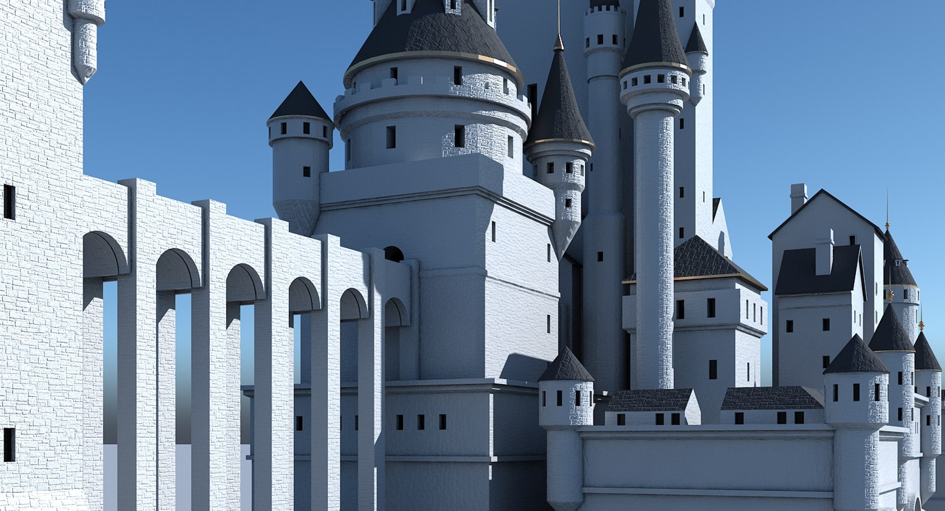 Fantasy Castle Model - TurboSquid 1429887