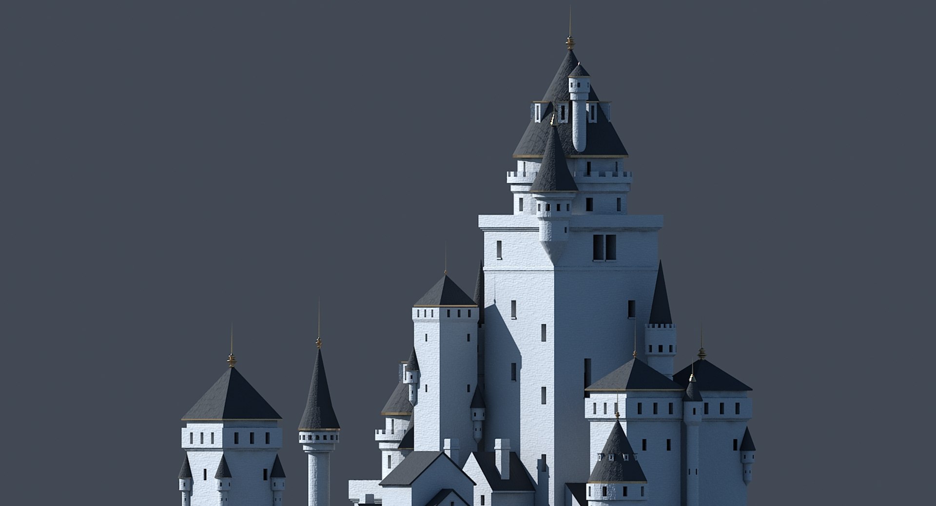 Fantasy Castle Model - TurboSquid 1429887
