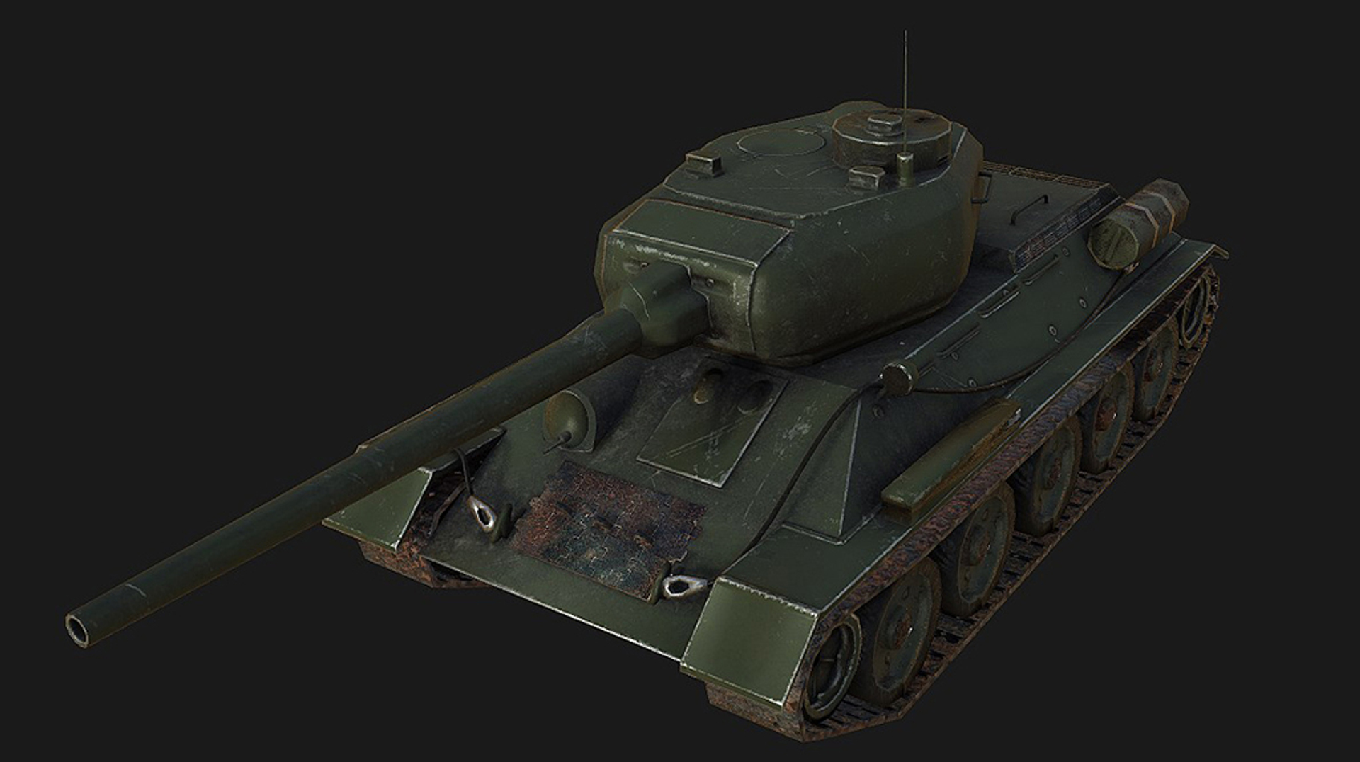 3d model of tank