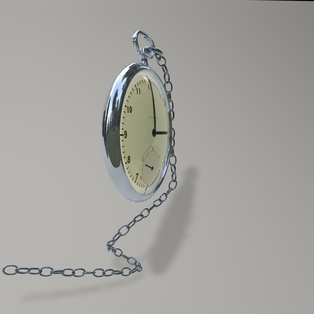 Pocket Watch 3D Model - TurboSquid 1352289
