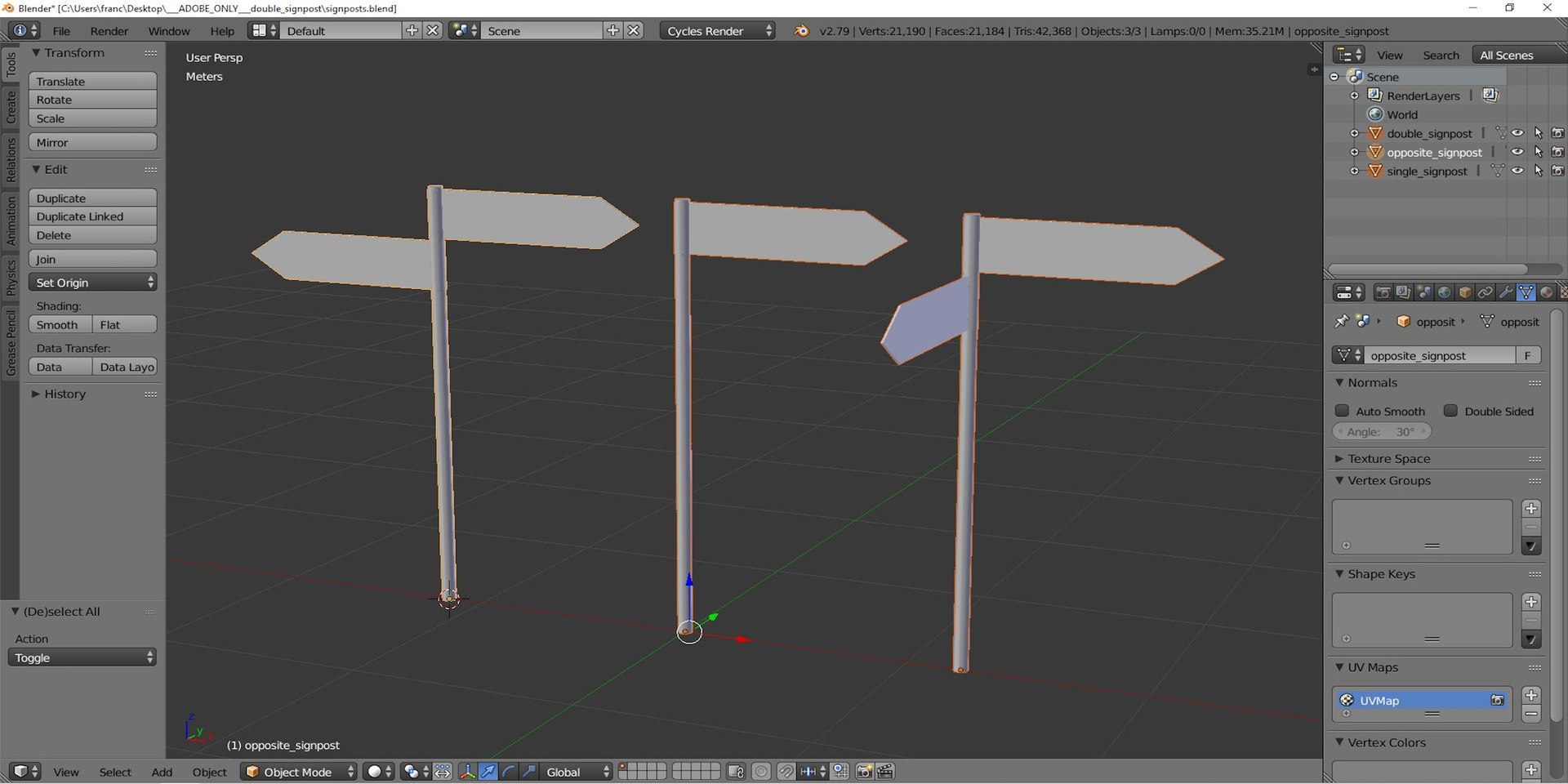 3D Signpost - TurboSquid 1675964