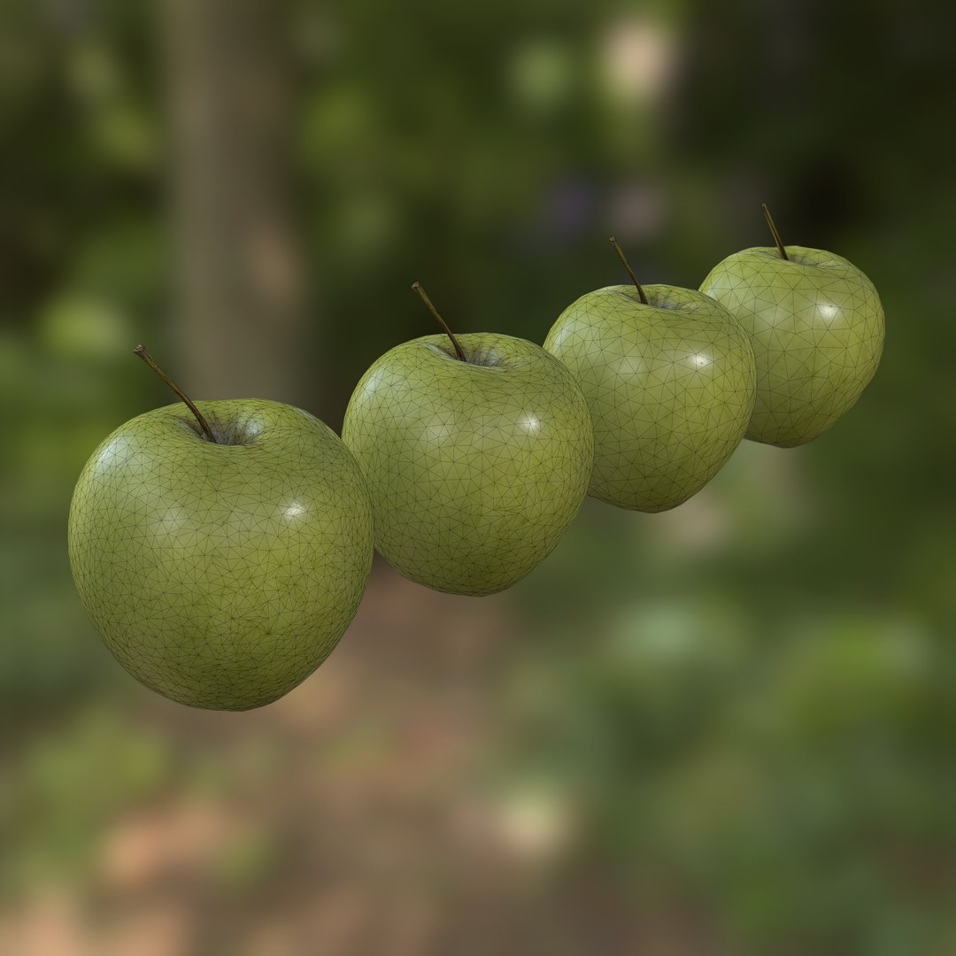 Realistic Apple Model - TurboSquid 1546250