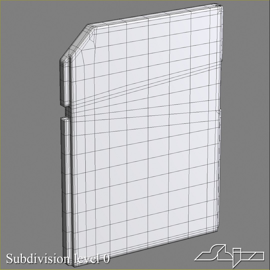3d Model Sd Card 512 Gb