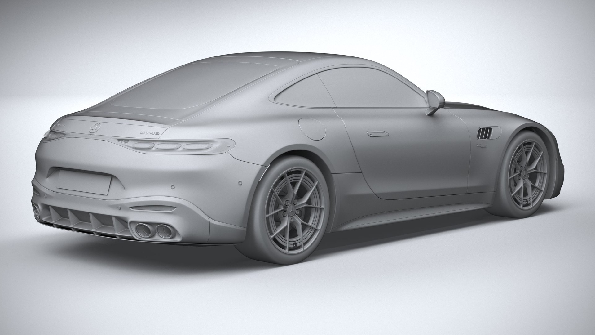 Mercedes-Benz AMG GT43 Coupe 2025 Model - TurboSquid 2209690