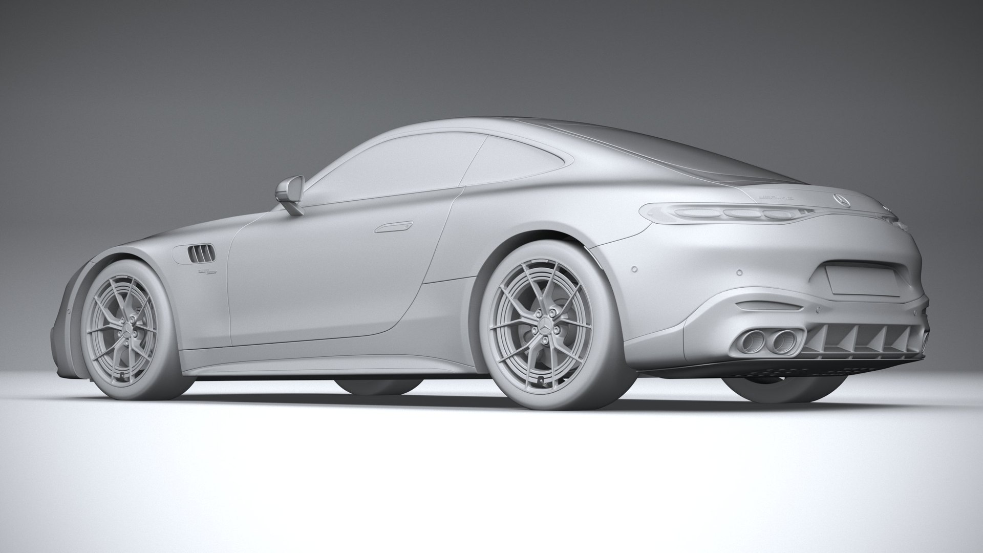 Mercedes-Benz AMG GT43 Coupe 2025 Model - TurboSquid 2209690