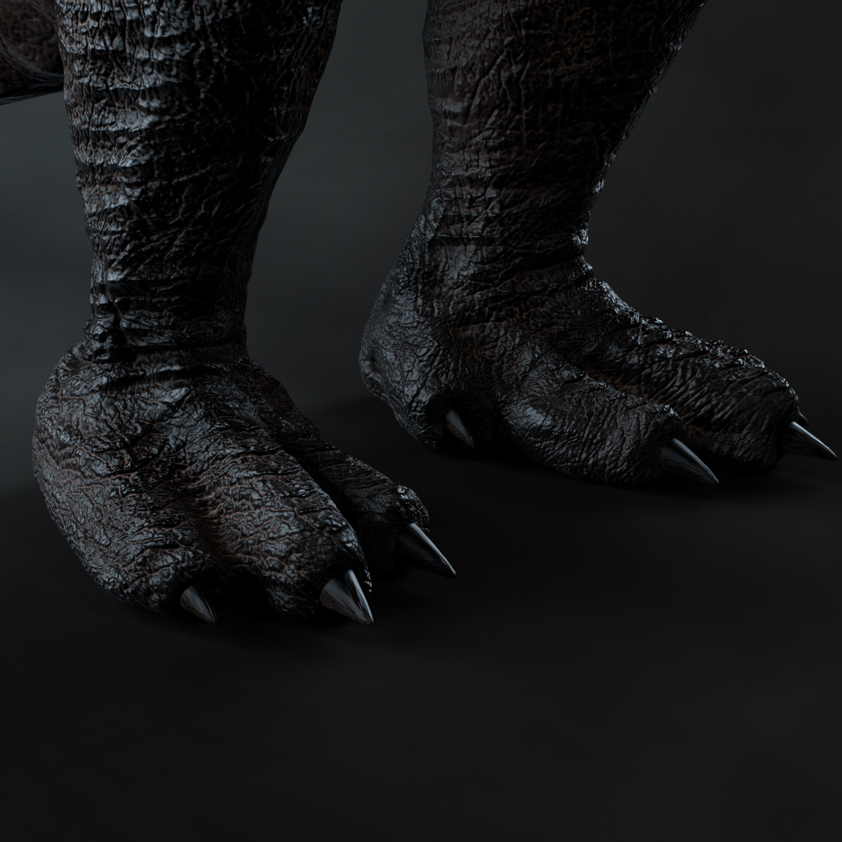 3d monster rigs model